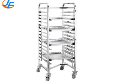 China Stainless Steel 15 Tier Baking Tray Rack Trolley 470x620x1700mm NSF for sale