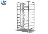 China NSF 15 Layer 30 Pans SUS304 Baking Tray Trolley Oven Rack Double Rack Foodservice for sale