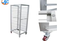 China NSF Certified 15 Layer 400x600mm Stainless Steel Baking Rack Trolley for Revent Ovens for sale