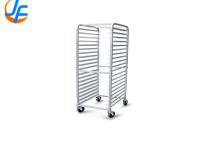China NSF Stainless Steel Baking Tray Trolley 11 18 Trays 400x600 600x800 mm Oven Rack for sale