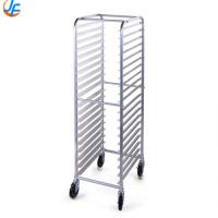China Stainless Steel Baking Tray Trolley 25x25mm Tube Custom Multi-Layer Kitchen Trolley for sale