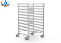 China Stainless Steel Gastronorm Trolley 36 GN 1/1 530x325mm Baking Tray Rack 200kg Capacity for sale