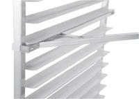 China 18x26 Inch Full Size Aluminum Sheet Pan Rack 20 Pan Capacity Nesting Bakery Trolley for sale