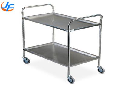 China Stainless Steel Baking Tray Trolley 75x50x90cm NSF Foodservice Mobile Distribution Cart for sale