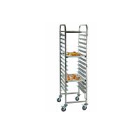 China Stainless Steel 32 Trays Baking Trolley Rack 1750mm Height Commercial Baking Tray Trolley for sale