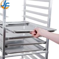 China Stainless Steel 32 Trays Baking Trolley Rack 1750mm Height Commercial Baking Tray Trolley for sale