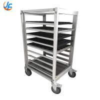 China Aluminum Alloy 9-Layer Bread Cooling Rack Baking Trolley 603x471x1003mm for sale