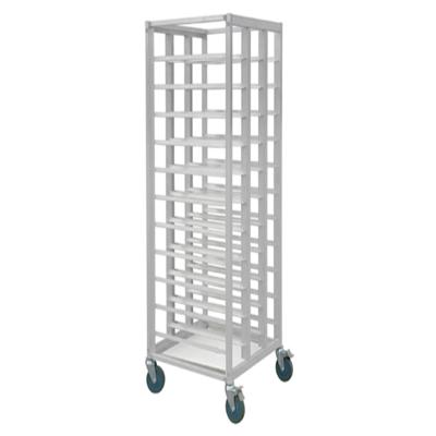 China Stainless Steel Bakery Bread Cooling Trolley 660x810x1780mm Adjustable Transport Rack for sale