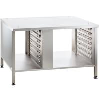 China Open Front Back Combi Oven Stand 44 1/8 x 38 7/8 x 27 1/4 Stainless Steel for sale