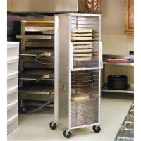 China NSF Aluminum Rolling Pizza Rack 66 Inch 34 Shelf for Pizzerias and Restaurants for sale