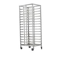 China Wholesale Stainless Steel Bakery Trolley ISO9001 Customizable Four Wheel 4 Shelf for sale