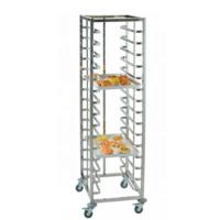 China Wholesale Stainless Steel Bakery Trolley ISO9001 Customizable Four Wheel 4 Shelf for sale