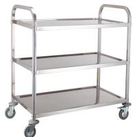 China NSF Stainless Steel Room Service Trolley with 5 Trays for Bakery and Foodservice Use for sale