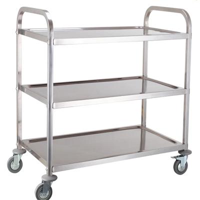 China NSF Stainless Steel Room Service Trolley with 5 Trays for Bakery and Foodservice Use for sale