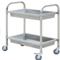 China NSF Food Service Trolley Stainless Steel 304 Restaurant Kitchen Equipment Heavy Duty 150kg Capacity for sale