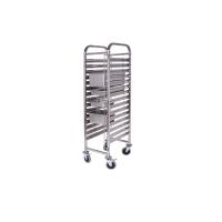 China Stainless Steel Bakery Trolley Cooling Rack 3 Shelf 452x710x924mm NSF for sale