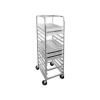 China Stainless Steel Bakery Trolley Cooling Rack 3 Shelf 452x710x924mm NSF for sale