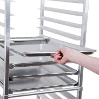 China Stainless Steel Bakery Trolley Cooling Rack 3 Shelf 452x710x924mm NSF for sale
