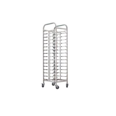 China NSF Stainless Steel Knocked-Down Commercial Kitchen Cart 452mm x 710mm x 924mm for Bakery Hotel Hospital for sale