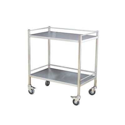 China NSF Stainless Steel Knocked-Down Mobile Tray Trolley 452x710x924mm 304 Grade for sale