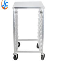 China RK Bakeware China-6 Pan End Load Undercounter Work Top Sheet / Bun Pan Rack with Side Channels for sale
