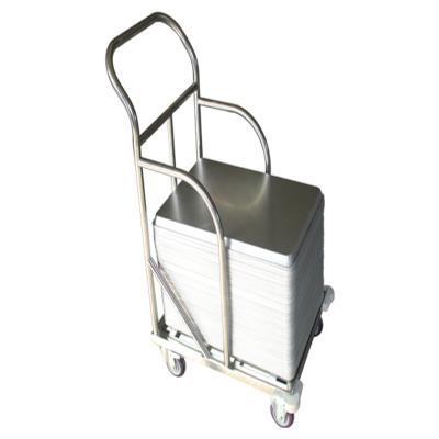 China NSF Aluminum Stainless Steel Bread Pan Baking Tray Sheet Bun Pan Dolly 452mm x 710mm x 924mm for sale