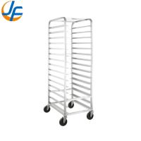 China NSF Aluminum Undercounter Prep Top Sheet Bun Pan Rack 18 Tiers 628x486x1712mm for sale