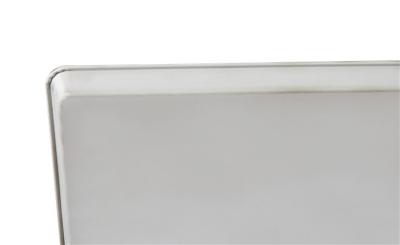 China Round Corner 1.2mm 660x457x12mm Anodized Baking Sheet for sale