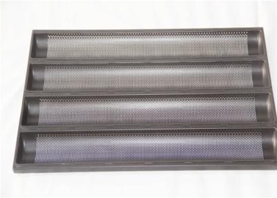 China MAXXI Perforated Baguette Pan 565x395mm 1.2mm Aluminum Alloy Baking Tray for sale