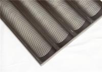 China Four Rows 565x395x29mm 1.2mm French Loaf Baking Pan Non-Stick Aluminium Steel for sale