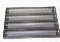 China 1.0mm Aluminum Baguette Baking Tray 5 Rows 550x400mm PTFE Non-Stick for sale