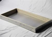China Aluminium Steel 0.7mm Flat Baking Tray 600x400x30mm PTFE Non Stick for sale
