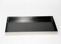 China 0.8mm Non Stick Aluminized Steel Baking Pan 660x458x25mm PTFE Coated Sheet Tray for sale