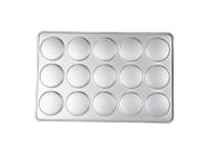China Non Stick 4 Inch 24 Convex Hamburger Bun Pans Bakeware for sale