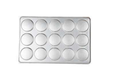 China Non Stick 4 Inch 24 Convex Hamburger Bun Pans Bakeware for sale