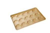 China 15 Cavity PTFE Hamburger Bun Baking Pan 600x400x30mm Commercial Grade for sale