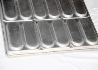 China 18 Cavity PTFE Hot Dog Bun Baking Pan 654x535x38mm Nonstick Al Steel for sale