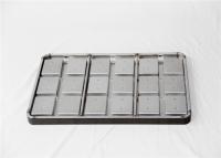 China 18 Cavity Wine Red Non Stick Square Cupcake Pan for sale