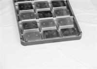 China 18 Cavity Wine Red Non Stick Square Cupcake Pan for sale