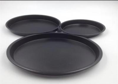China Black 8 Inch Pizza Baking Tray 203x195x41mm Hard Anodized Non-Stick Aluminum Alloy for sale