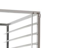China Stainless Steel Trolley 15 Shelves 460x610x1780mm Commercial Utility Cart for sale