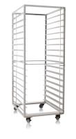 China Stainless Steel Trolley 900x620x1780mm 18 Shelves Double Row Heavy Duty for sale