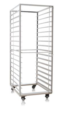 China Stainless Steel Trolley 900x620x1780mm 18 Shelves Double Row Heavy Duty for sale