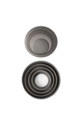 China Anodized Aluminum 12 Inch Non Stick Cake Baking Pan with Detachable Hollow Center for sale