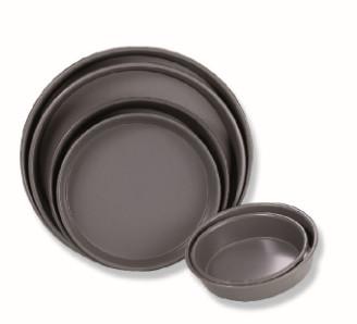 China 5 inch Pizza Baking Tray 127x119x25mm Non-Stick Aluminum Alloy Pizza Pan for sale