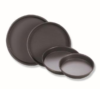 China Non Stick 13 Inch Pizza Pan Hard Anodized Aluminum 355x325x15mm Commercial for sale