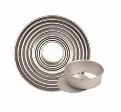 China Round Non Stick Cake Baking Tray 254x248x80mm Aluminum Anodized 10 Inch for sale