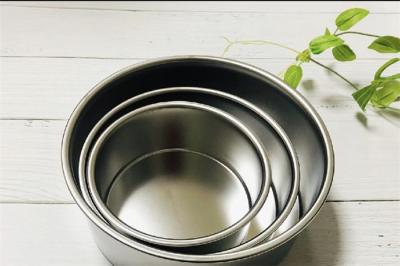 China Hard Anodized Mini Cake Baking Tray 8 Inch 203x197x75mm Aluminum Alloy for sale