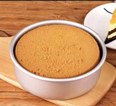 China Hard Anodized Aluminum Cake Baking Tray 10 Inch 254x248x79mm Removable Bottom for sale