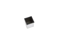 China PTFE Non Stick Bread Loaf Pan 100x100x100mm 1.0mm Aluminum Alloy Baking Pan for sale